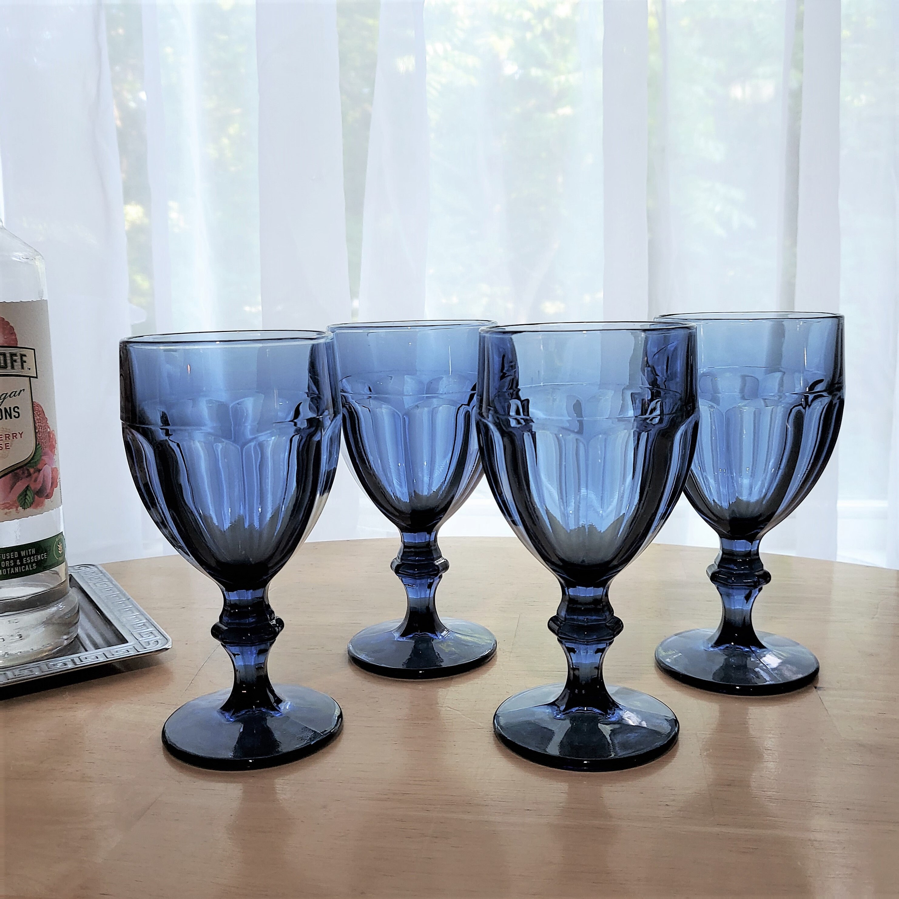 4 Vintage Libbey Duratuff Gibraltar Water Goblets in Dusky - Etsy