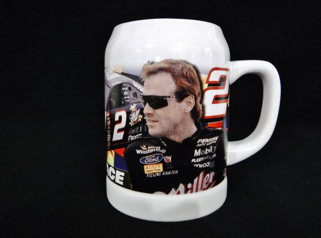 1997 Rusty Wallace Mug-vintage NASCAR Racing Beer Stein-father's Day ...