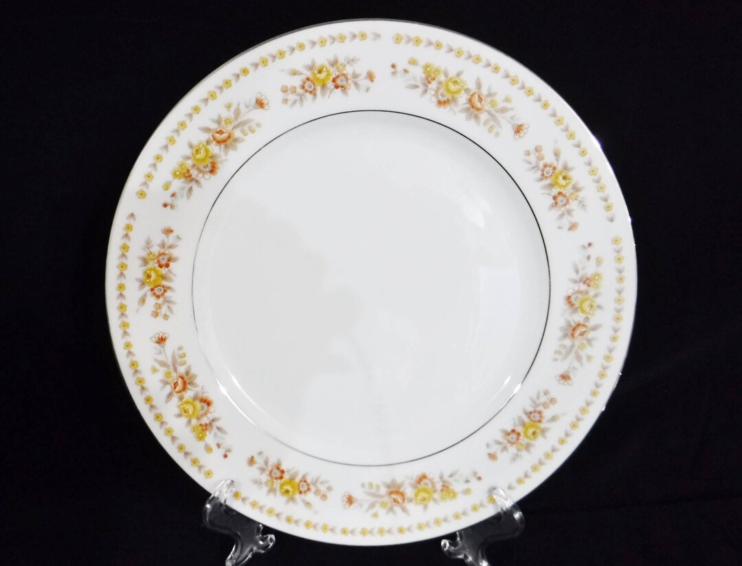 Vintage Carlton Elegance Dinner Plate by Sango Japan - Etsy