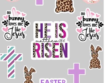 Easter Religious Stickers - Etsy