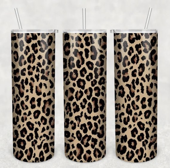 20 or 30oz Skinny Tumbler Leopard Leopard Print Pink - Etsy