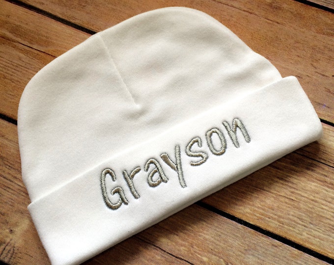 Personalized Baby Hat Personalized Baby Gifts Custom Baby Hats ...