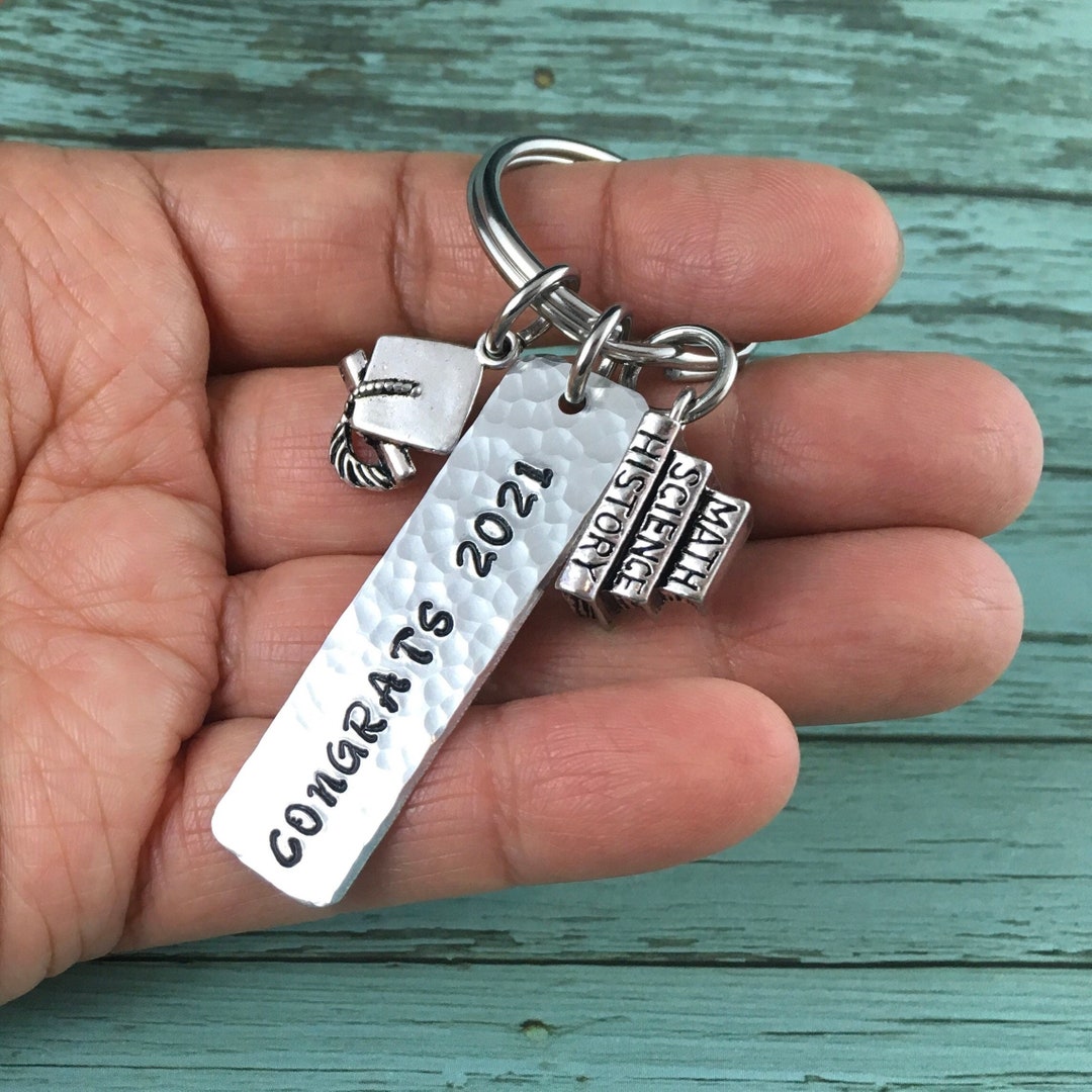 Personalised Graduation Gift, Senior Graduation Keychain, Graduation ...