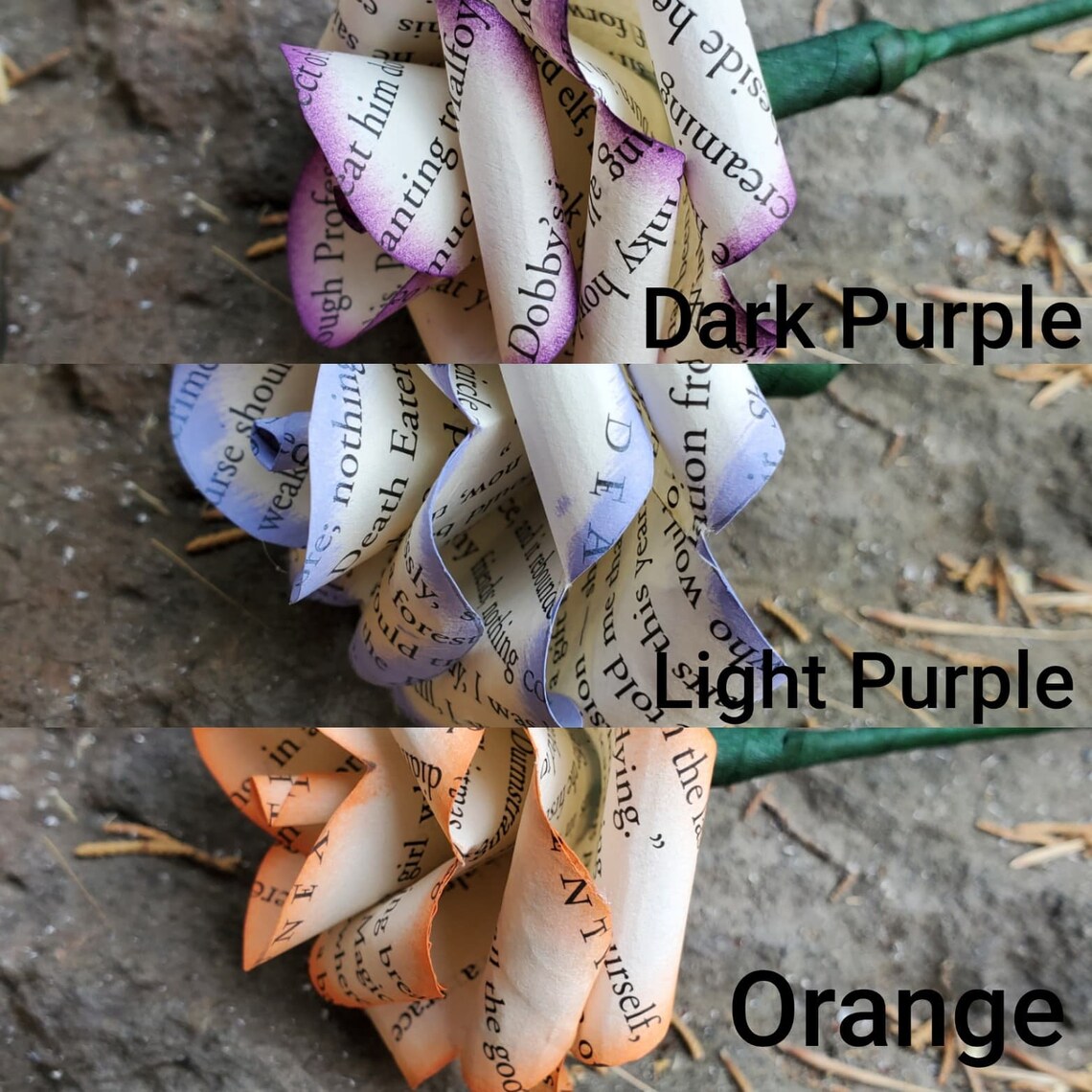 Custom Harry Potter Roses Single Rose - Etsy