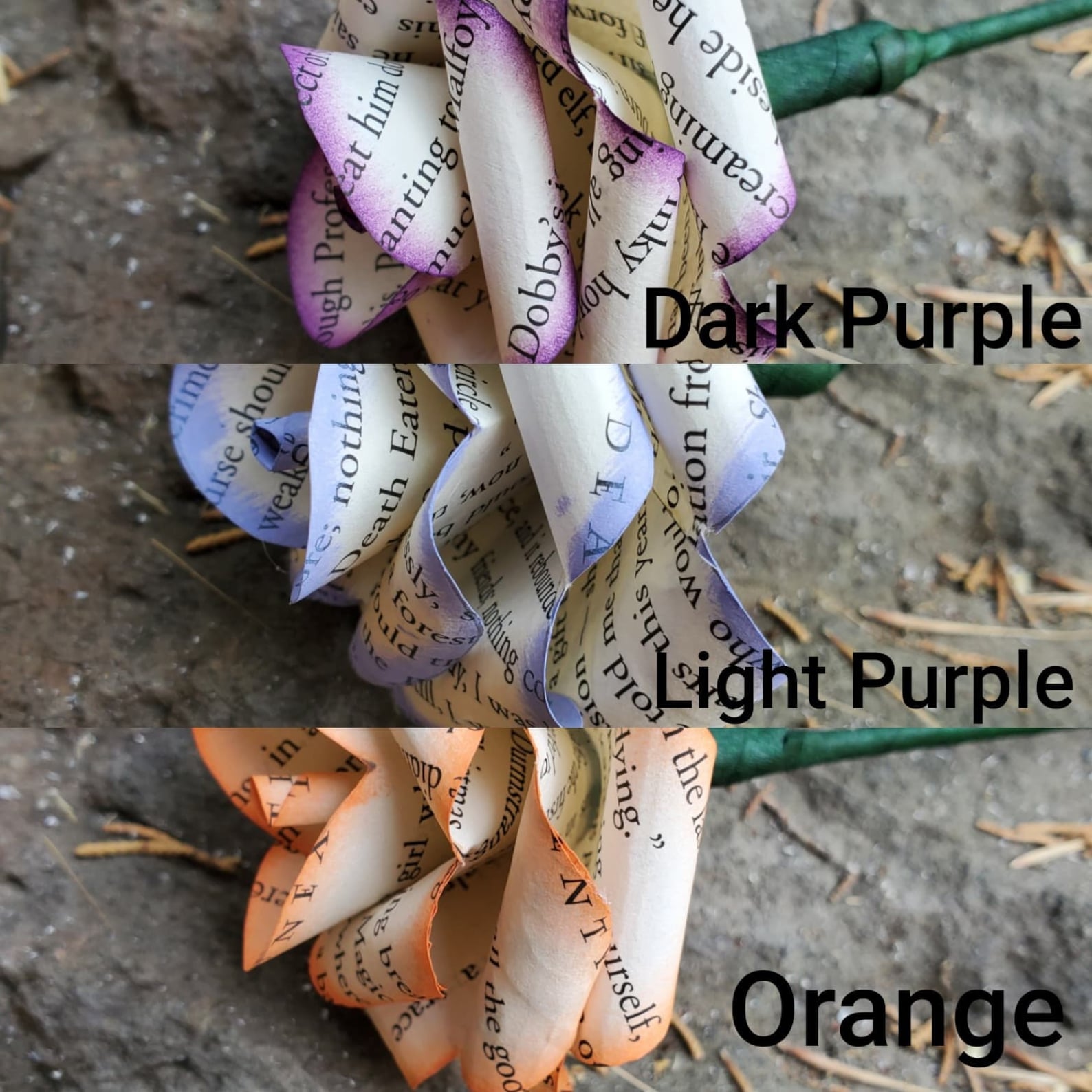 Custom Harry Potter Roses Single Rose - Etsy