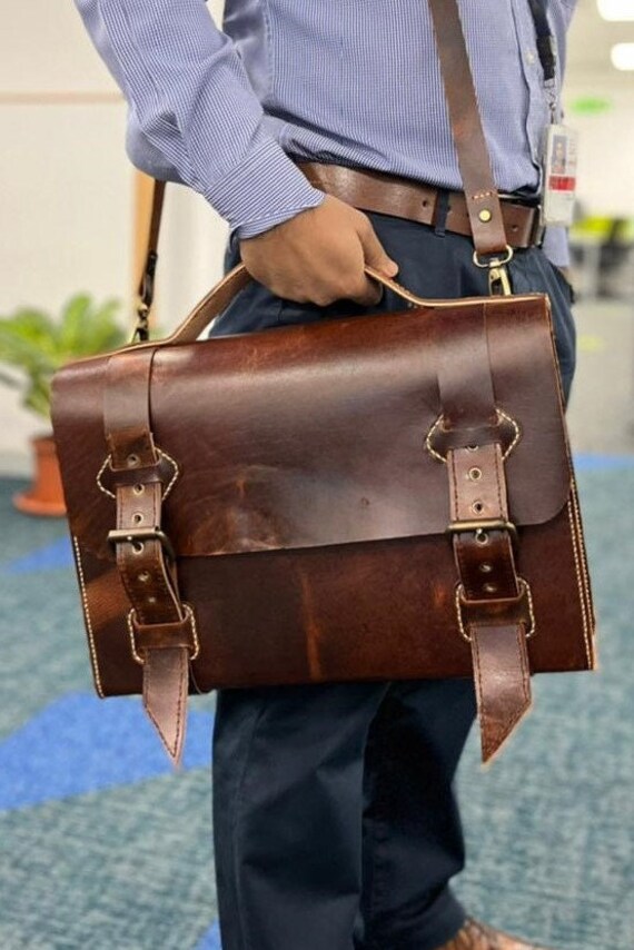 Leather Laptop Bag Pattern/paper Template/ Messenger Bag Pull - Etsy