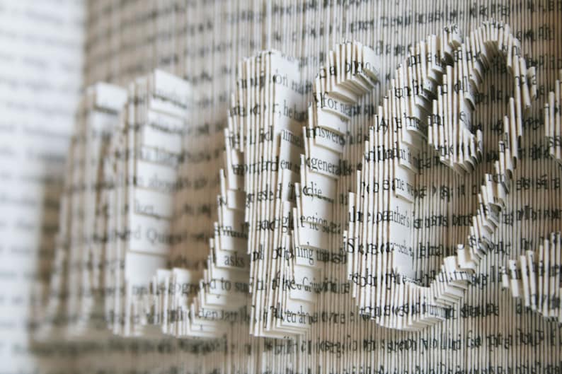 Book Folding Pattern - Alphabet Numbers Punctuation Cut and Fold ...