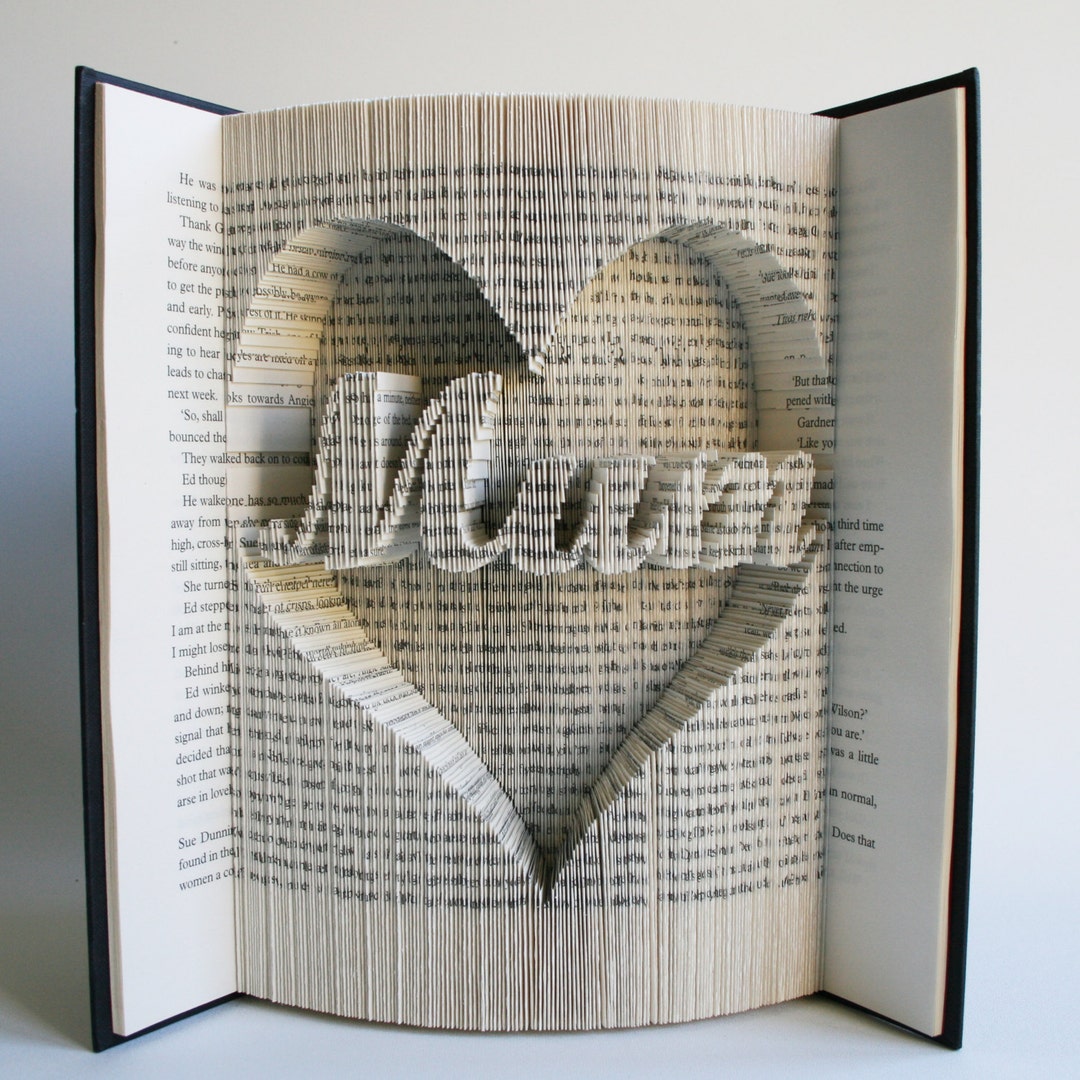 Mum in Heart - Mothers Day Book Folding Pattern With Cuts : Free ...