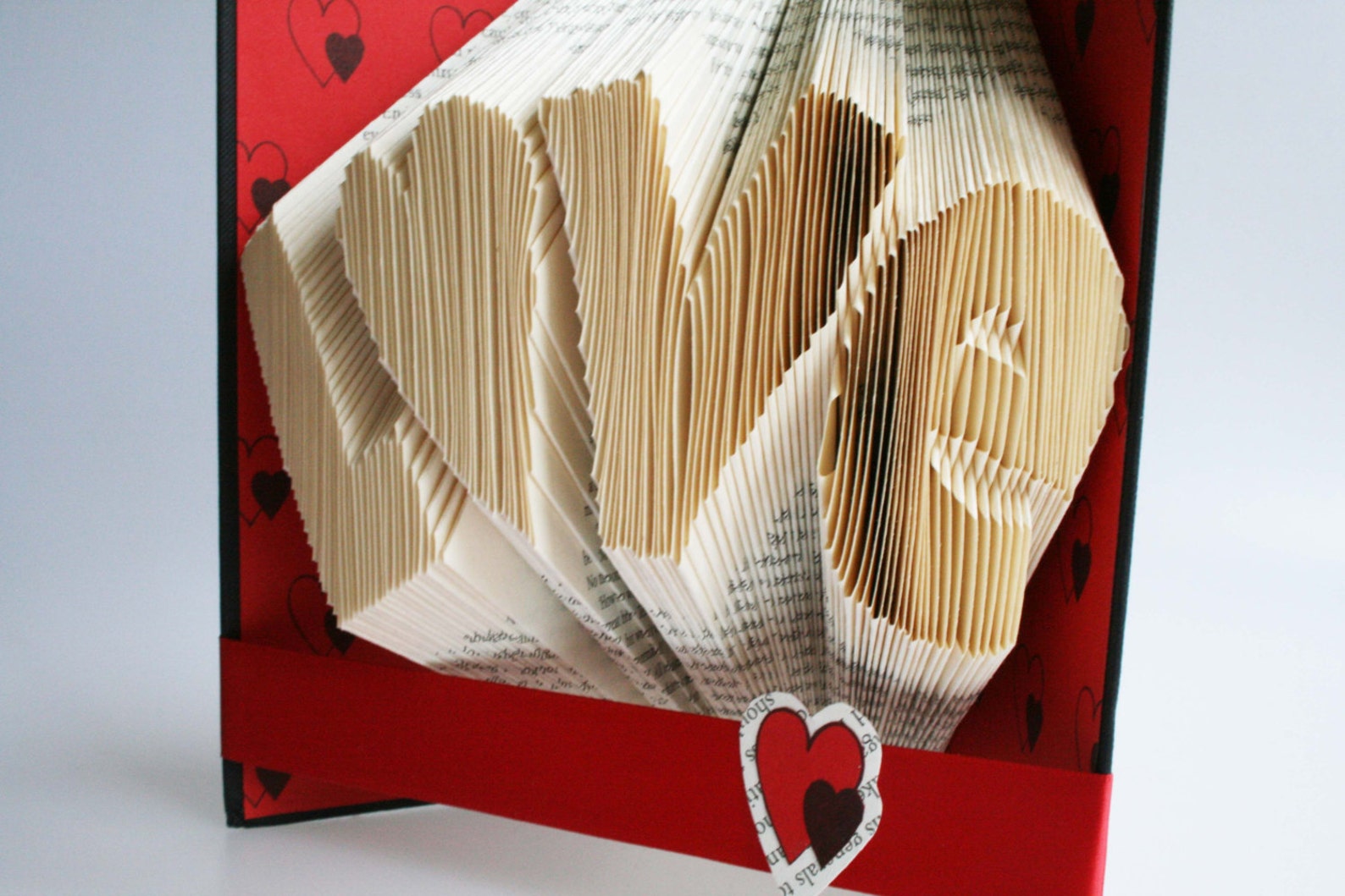 LOVE Book Folding Pattern: Includes Free Printable Downloads | Etsy