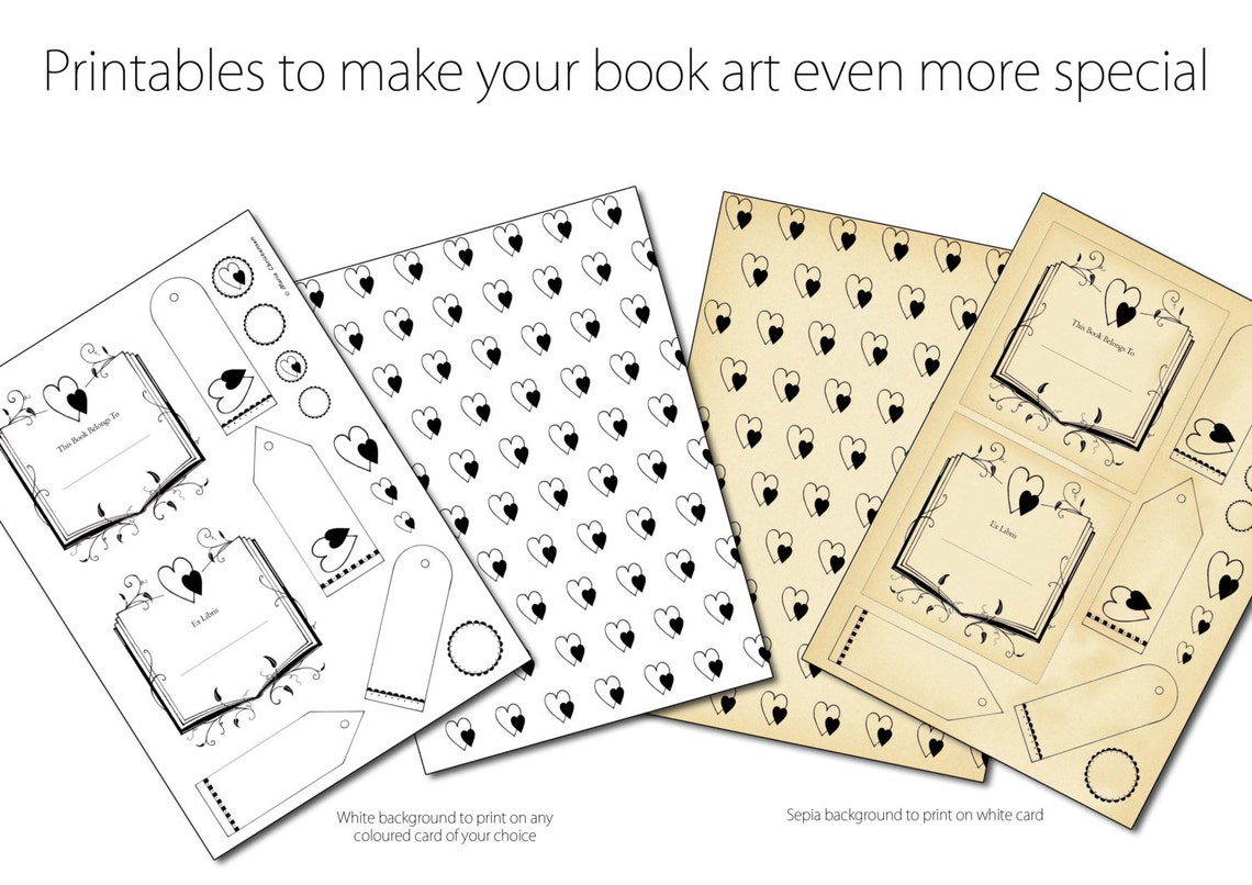 Mum in Heart - Mothers Day Book Folding Pattern With Cuts : Free ...