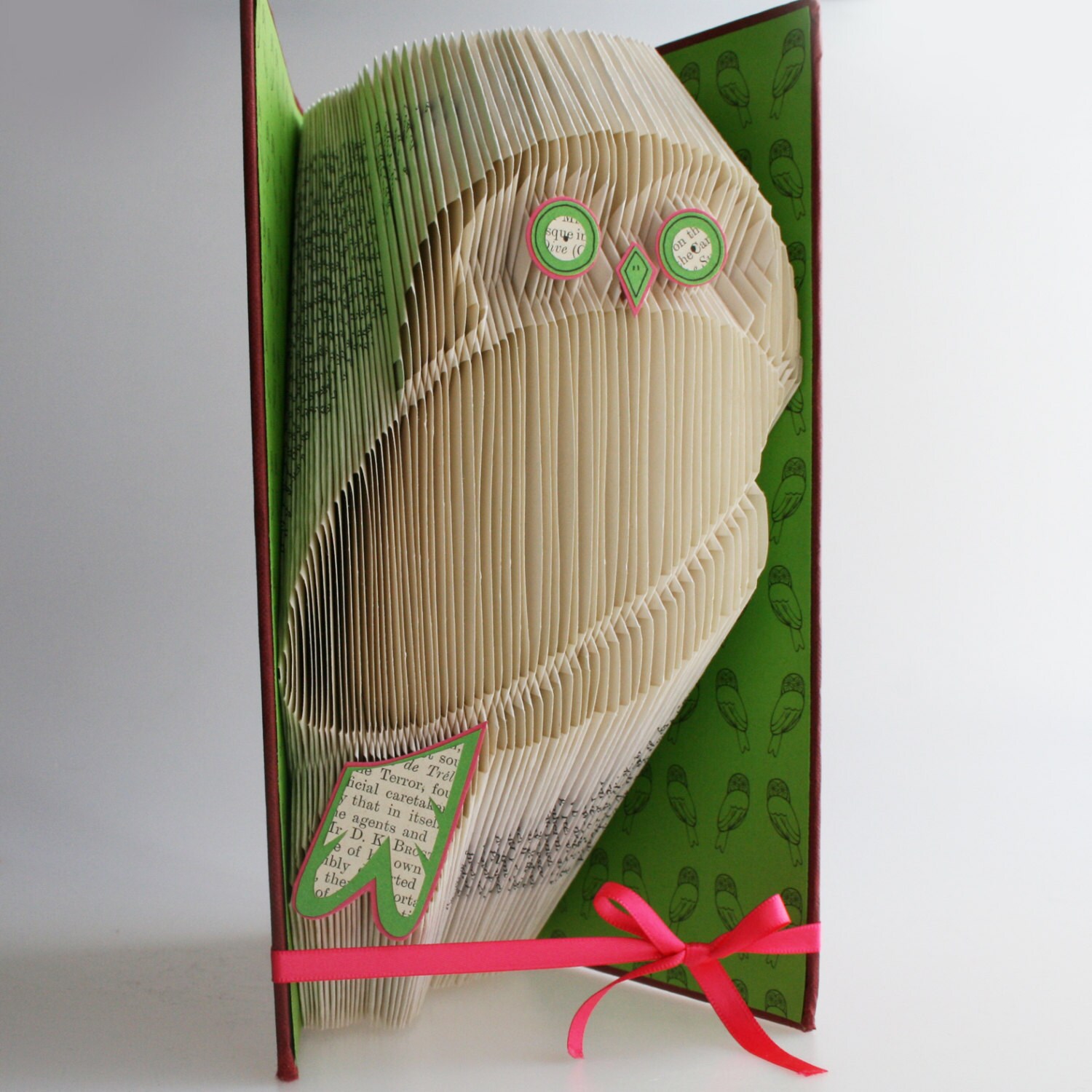 Classic Owl Book Folding Pattern: Includes free printable | Etsy