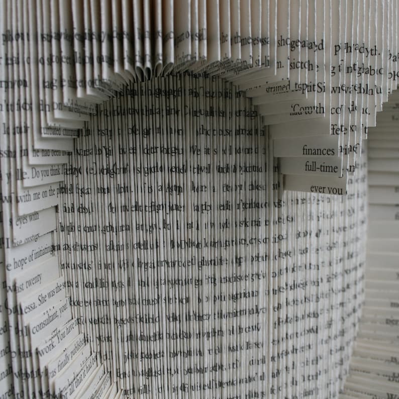 Heart Book Folding Pattern Valentines Gift Mothers Day - Etsy