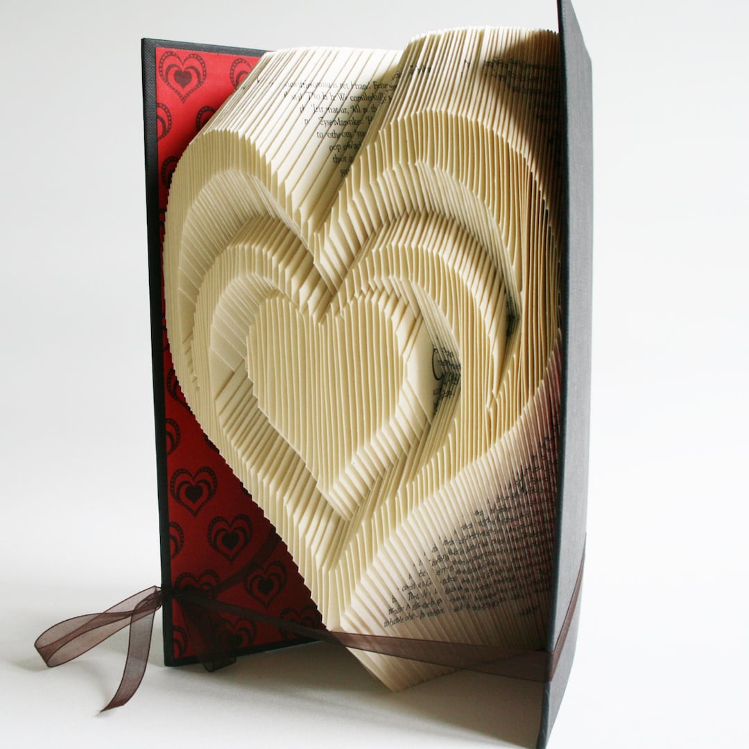 3 Heart Book Folding Pattern: Plus Free Printable Downloads pdf to ...