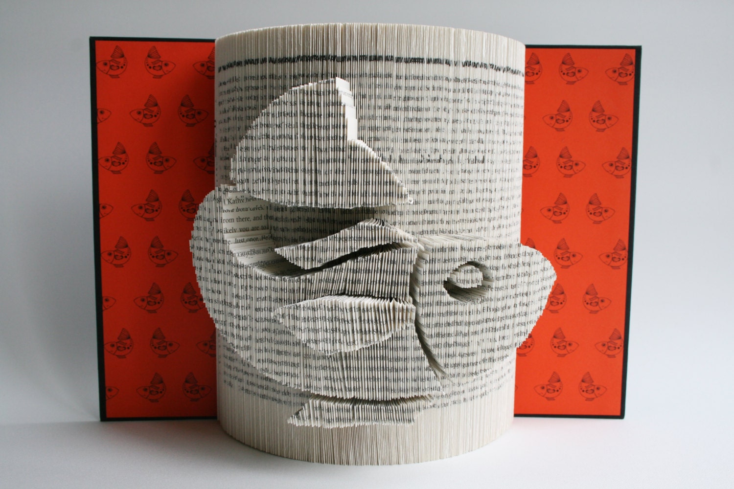 Book Folding Pattern Fish: Book Folding Tutorial Cut and - Etsy UK