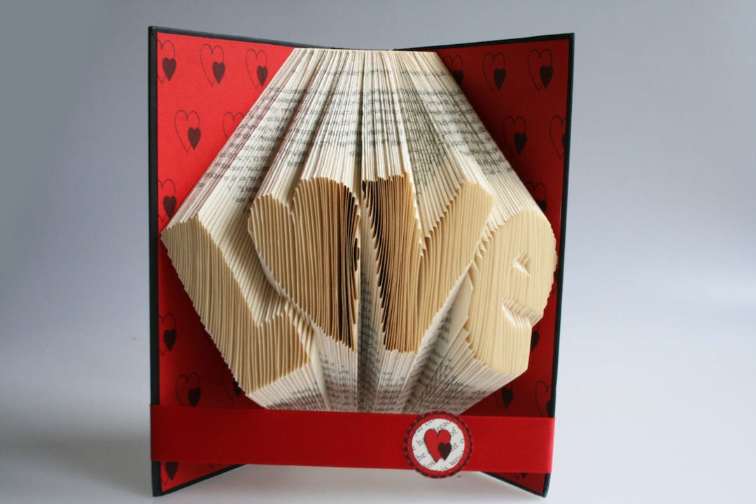 LOVE Book Folding Pattern: Includes Free Printable Downloads (pdf) to ...