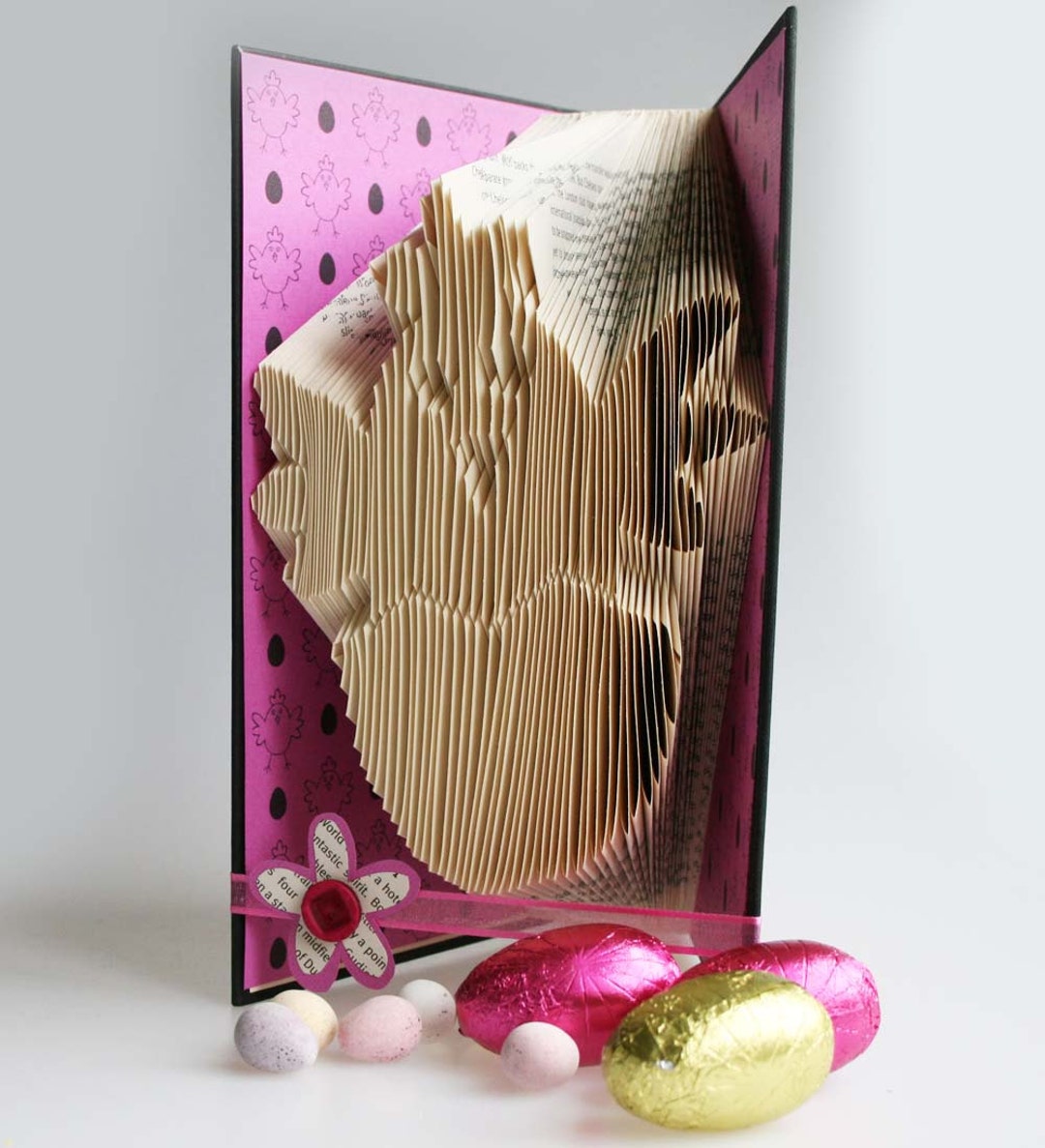 Easter Chick Book Folding Pattern: Includes Free Printable Downloads ...