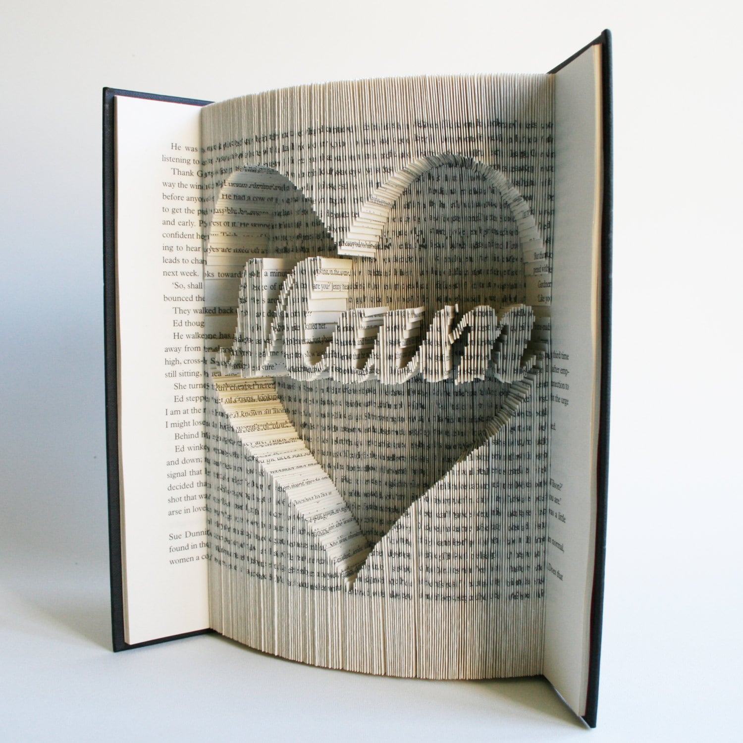 Mum in Heart - Mothers Day Book Folding Pattern With Cuts : Free ...
