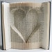 Heart Book Folding Pattern - Valentines Gift - Mothers Day Gift ...