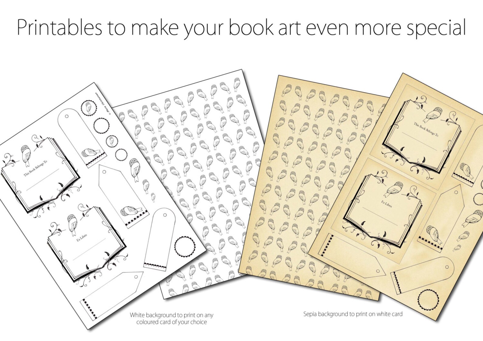 Classic Owl Book Folding Pattern: Includes Free Printable Downloads ...