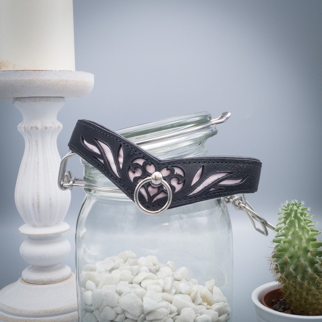 BDSM Collar Leather incision No. 4 - Etsy