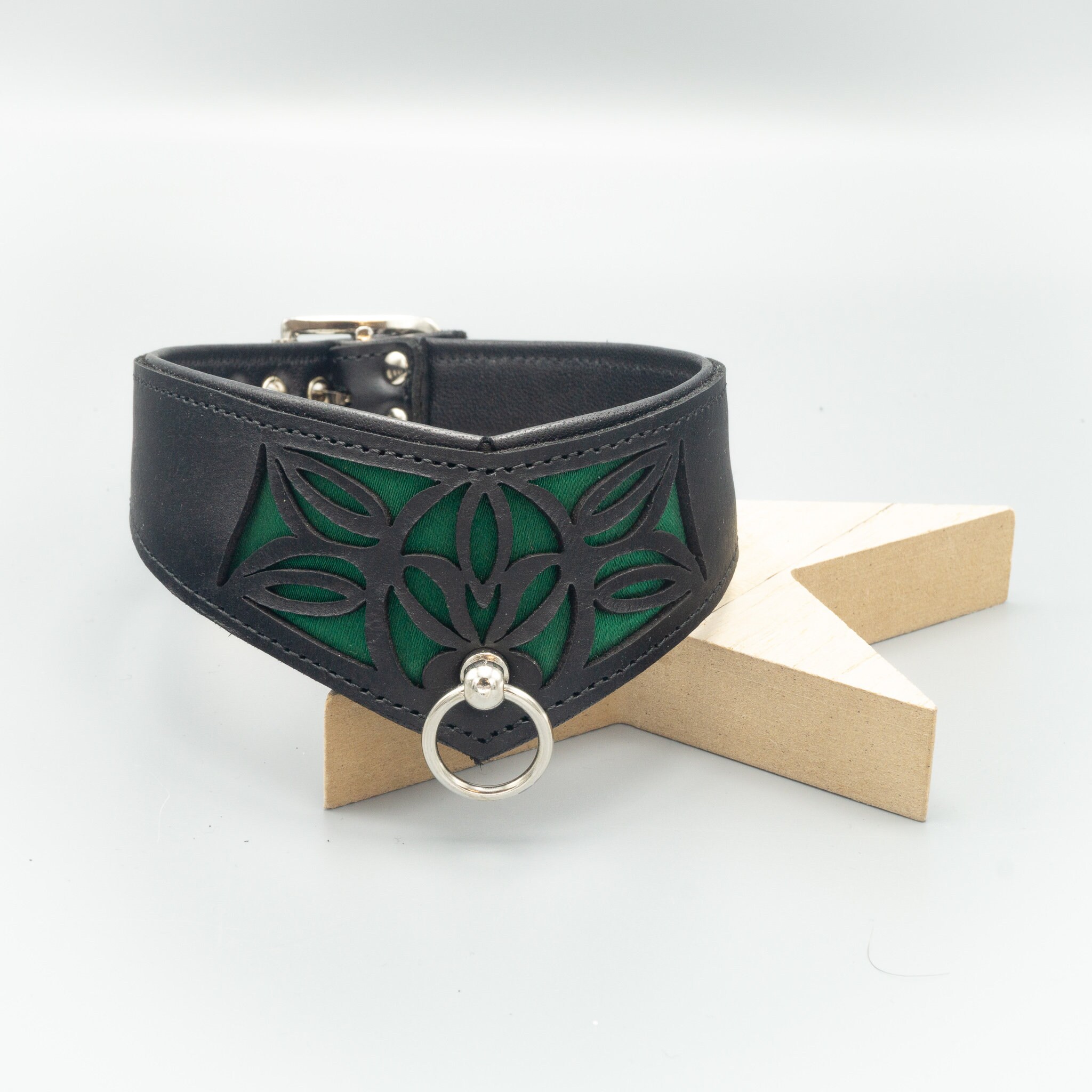 Leather Bondage Set Incision No. 15 Cuffs & Collar - Etsy