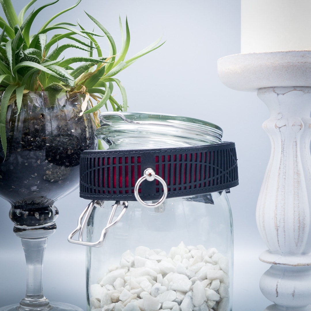 BDSM Slave Leather Collar Incision No. 20 - Etsy