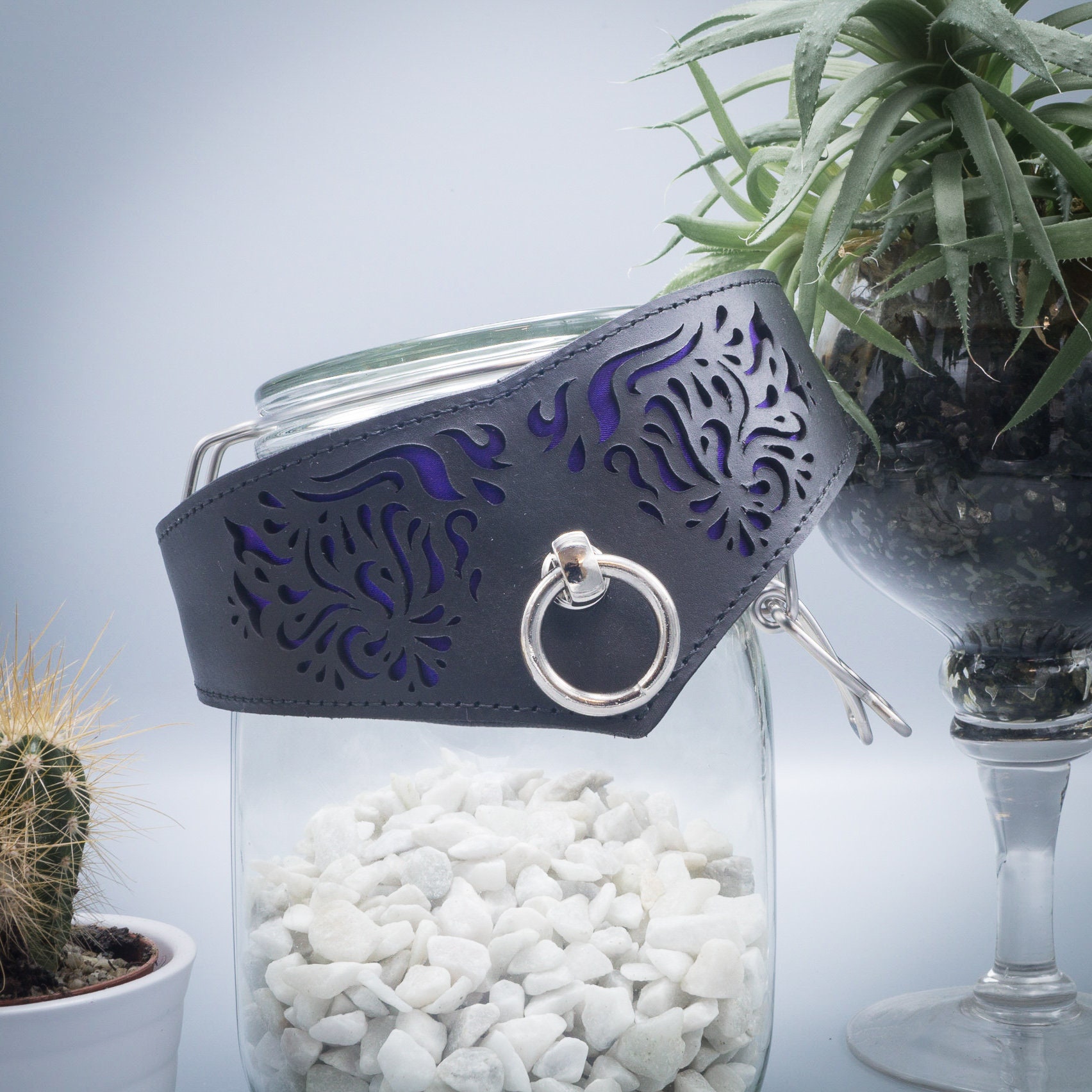 BDSM Collar Leather Incision No. 13 | Etsy