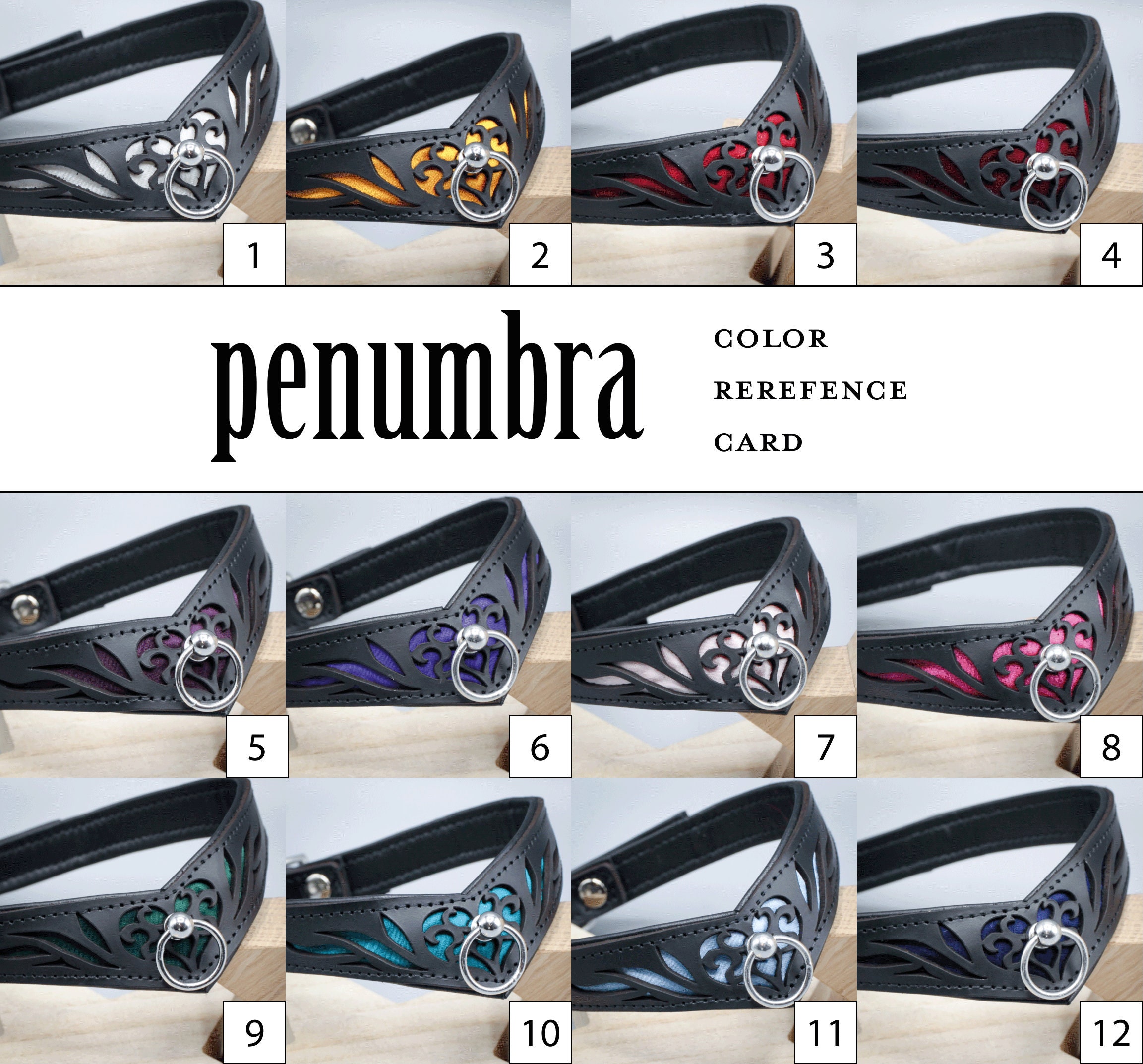 BDSM Day Collar Leather Collar Incision narrow | Etsy