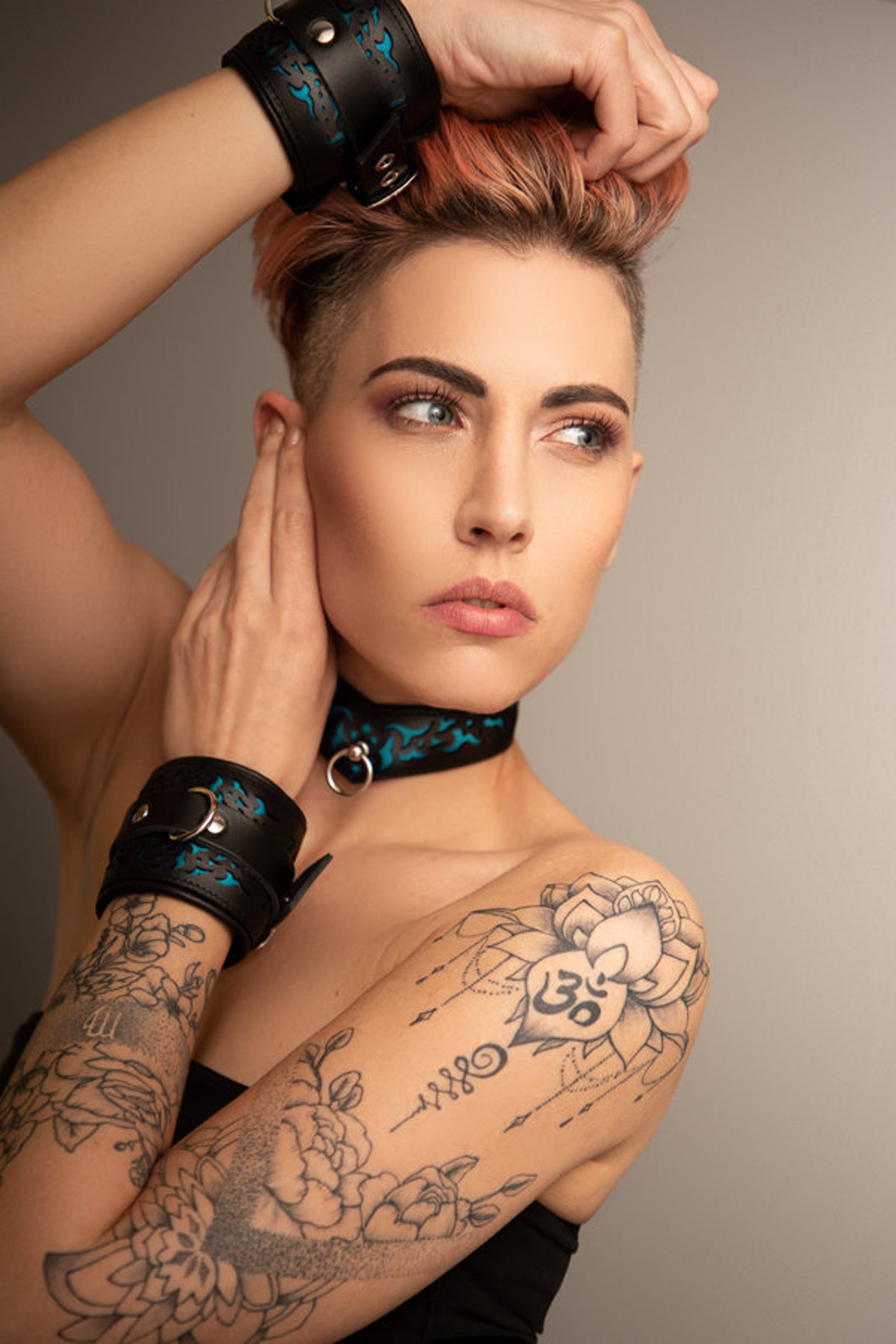 Bdsm Collar Leather Incision No. 1 - Etsy