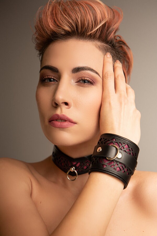 Leather Collar BDSM Incision No. 6 - Etsy