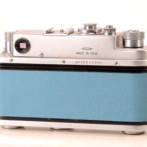 Zorki 4 Serviced CLA USSR Leica 35mm Camera Blue Body L39 Industar 50 3 ...