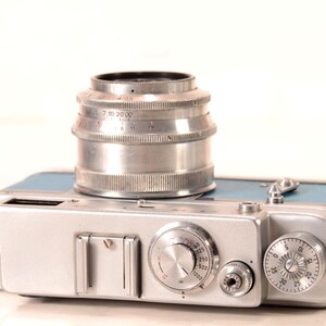 Zorki 4 Serviced CLA USSR Leica 35mm Camera Blue Body L39 Industar 50 3 ...