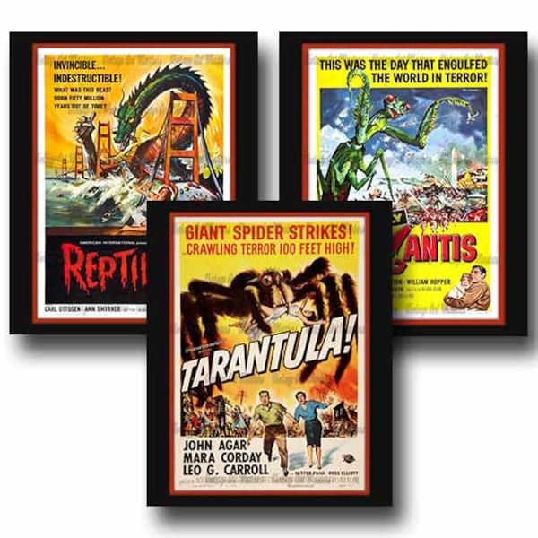 Vintage Science Fiction Movie Posters - Etsy