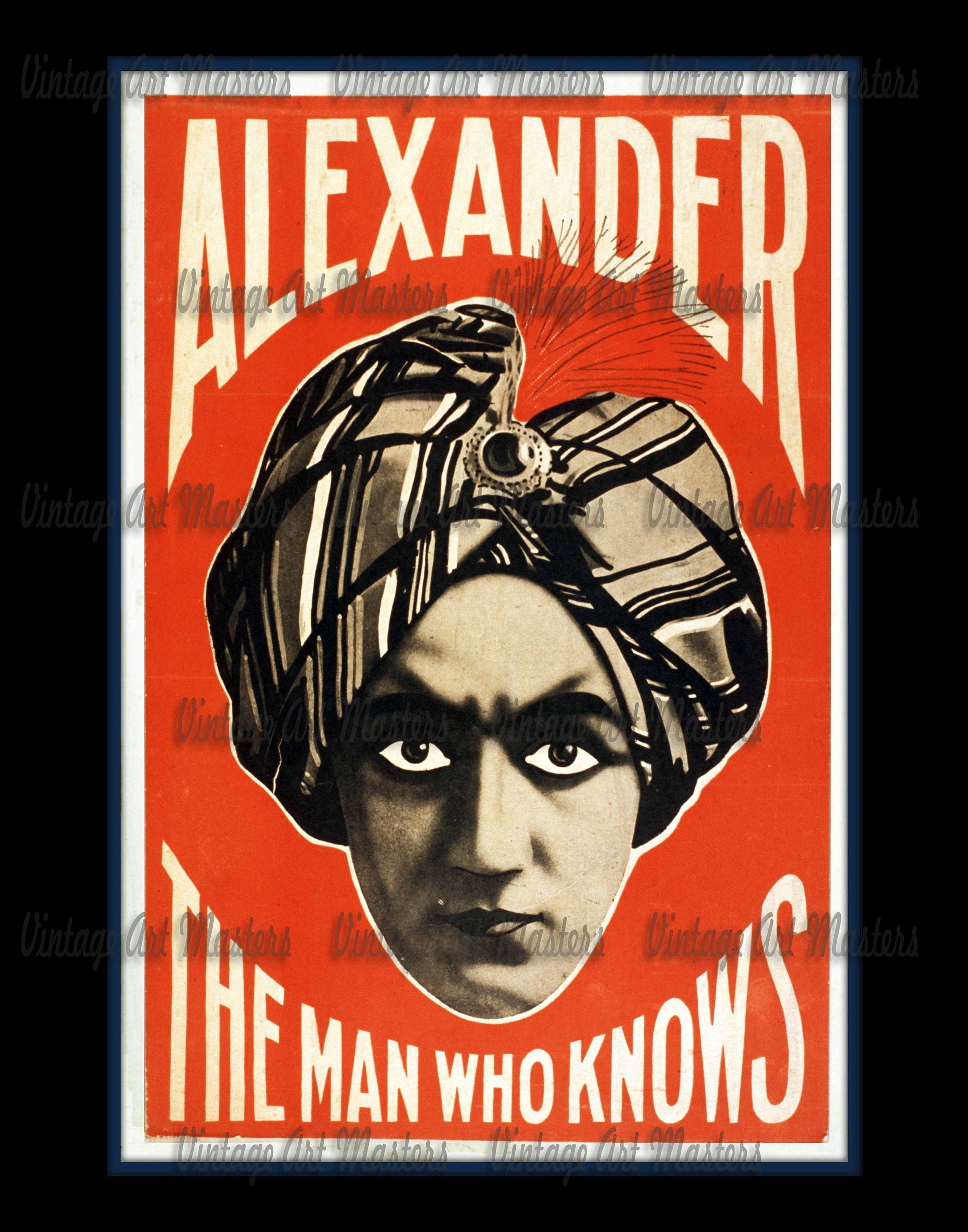 Vintage Magic Posters - Retro Magician Prints - Ready to Hang ...