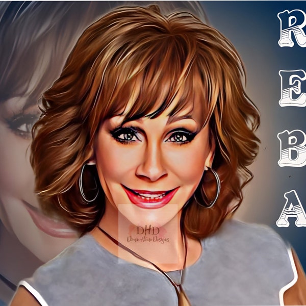 Reba Mcentire Art - Etsy