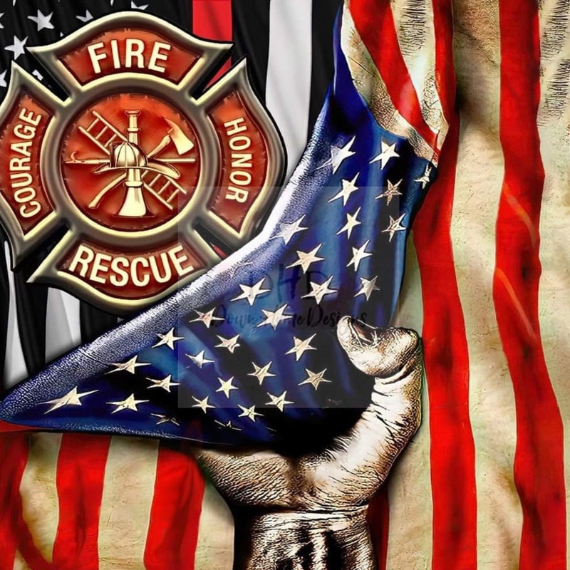 Firefighter Crest Svg - Etsy