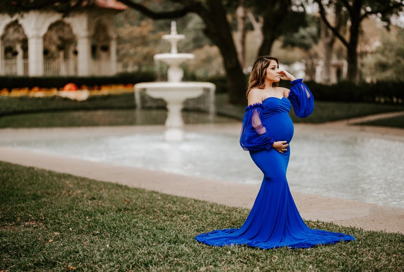 New Tulle Gownmaternity Tulle Mermaidfitted Strapless Etsy