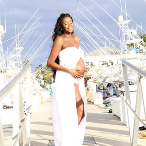35 Colors•gown+shorts•sweetheart Open Belly Maternity Dress•maternity ...