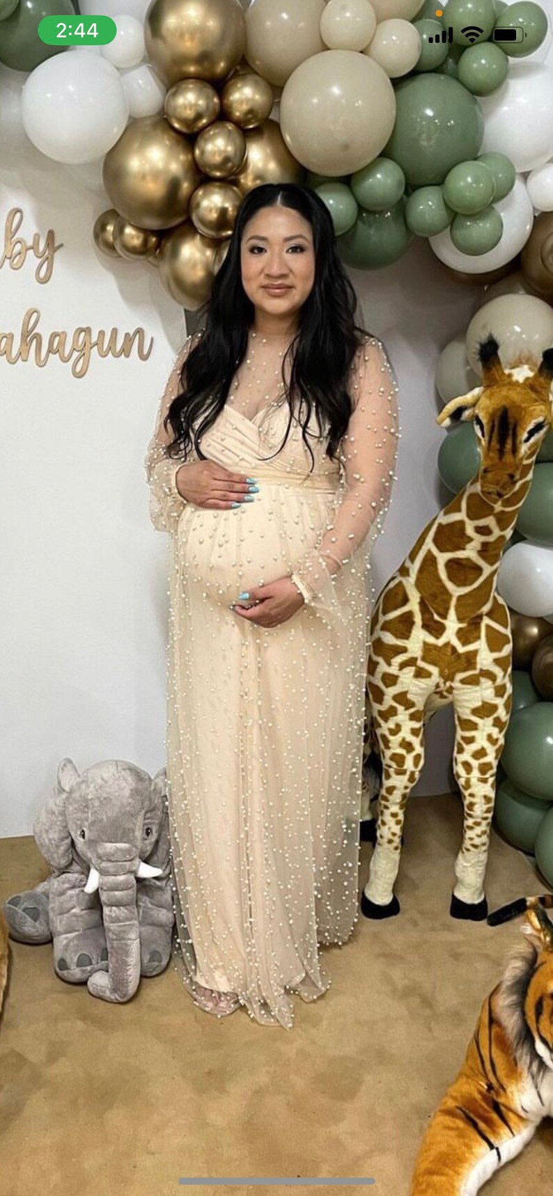 Pearl Plus Size Maternity Fitted Dress~sweetheart Gown~maternity Dress ...