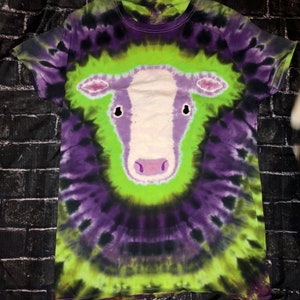 Cow Custom Tie Dyed Shirt (adult Sizes) - Etsy
