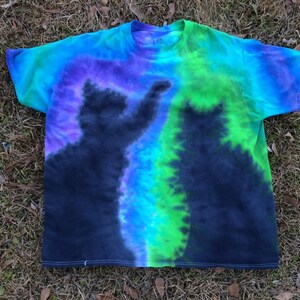 Playful Cats Tie Dye CUSTOM Adult S-3x - Etsy