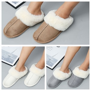 Custom Slipper for Grandma,grandpa,dad, Mum, Personalized Fluffy ...