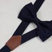 Navy Blue Bow Tieboy Bow Tiemen Bowtie/bow Tienavy Blue - Etsy
