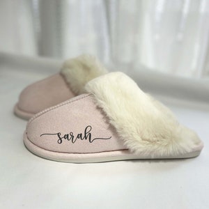 Personalized Gift for Dad, Mom,personalized Slipper ,women Fluffy Slipper,slippers for Men, Gift ...