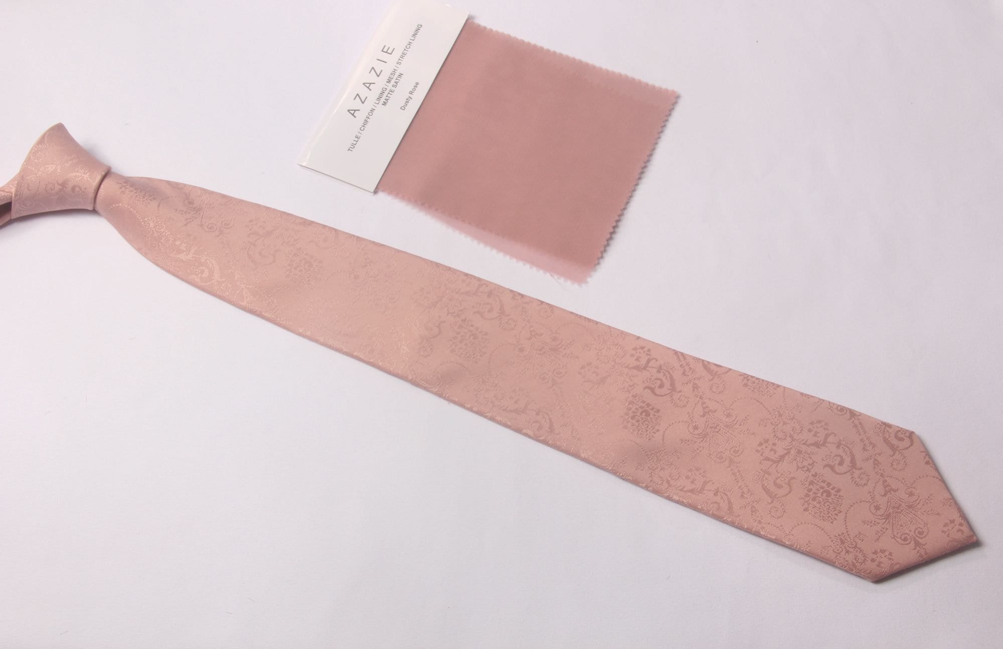 Dusty Rose Ties for Men,floral Dusty Pink Paisley Groomsman Neck Tie ...