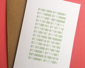 Binary code | Etsy