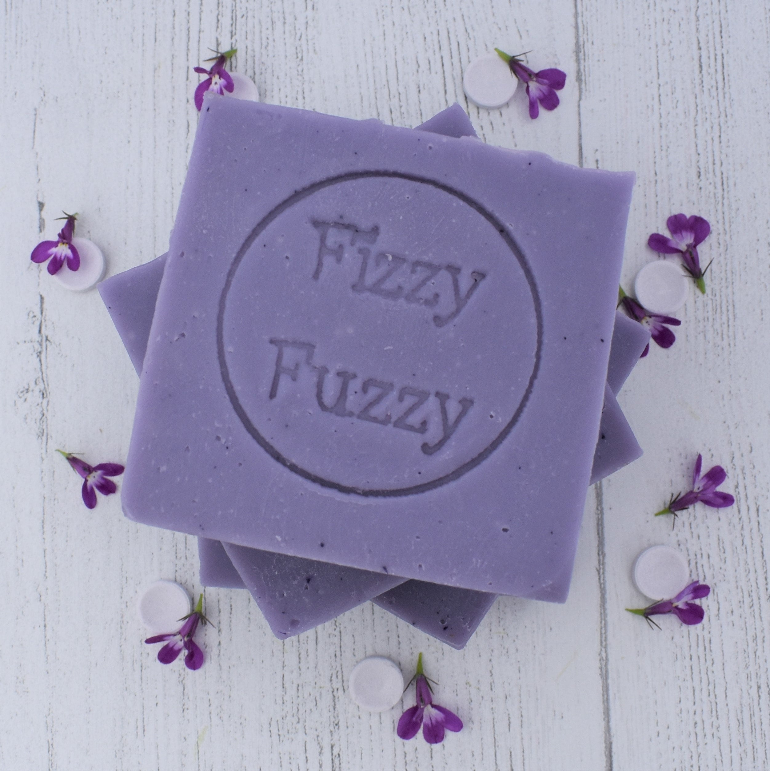 Parma Violet Handmade Soap with Shea Butter. By Fizzy Fuzzy. | Etsy