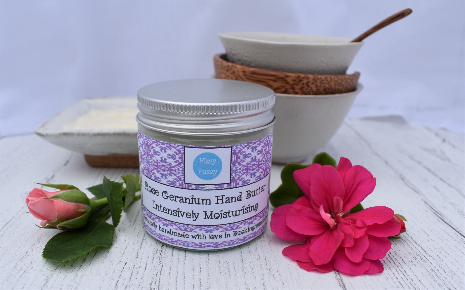 Rose Geranium Hand Butter, Hand Cream, Hand Salve. Intensively ...