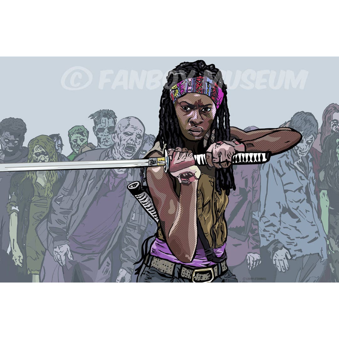 Michonne Poster Print - Etsy