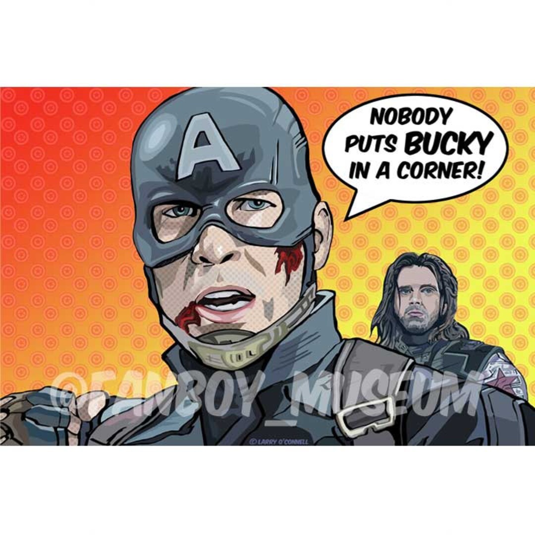 Nobody Puts Bucky in a Corner Pop Art Print - Etsy